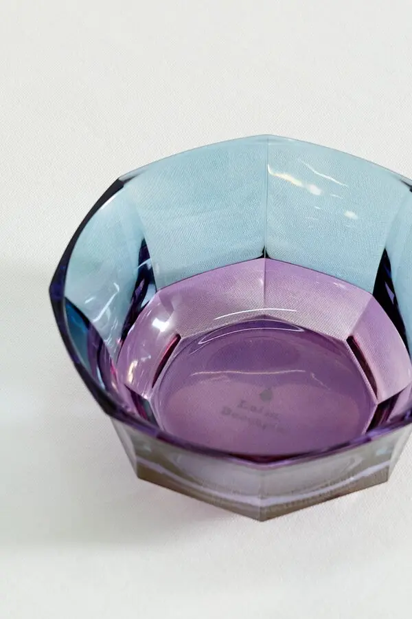 Luisa Beccaria Crystal Dégradé Glass Dessert Bowl