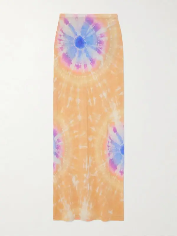 Rabanne Second Skin Tie-dyed Maxi Skirt - Multi