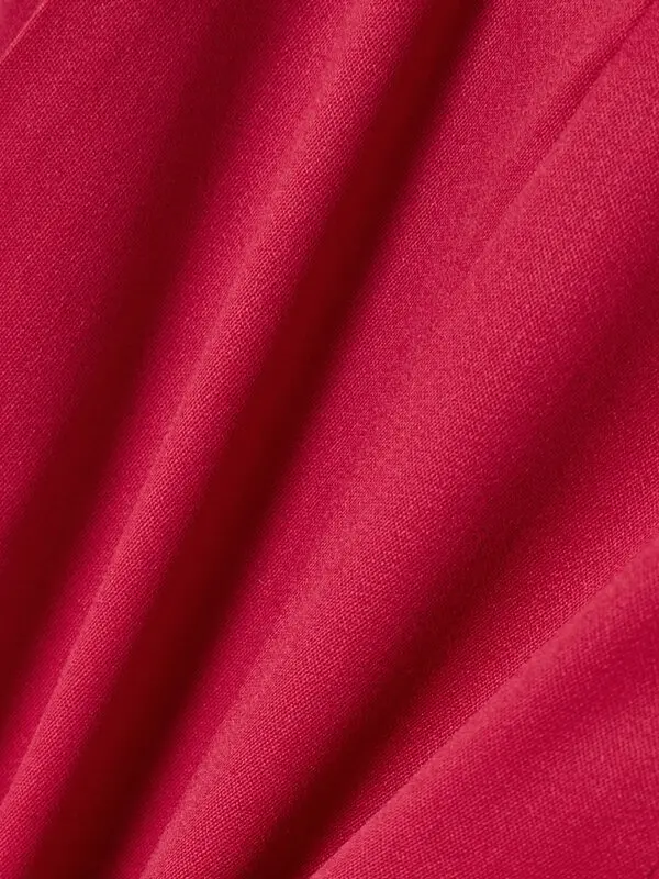 Another Tomorrow Wool-blend Wide-leg Trousers