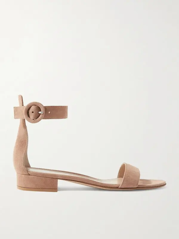 GIANVITO ROSSI Portofino 20 Suede Sandals