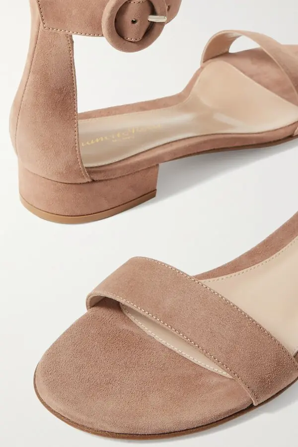 GIANVITO ROSSI Portofino 20 Suede Sandals