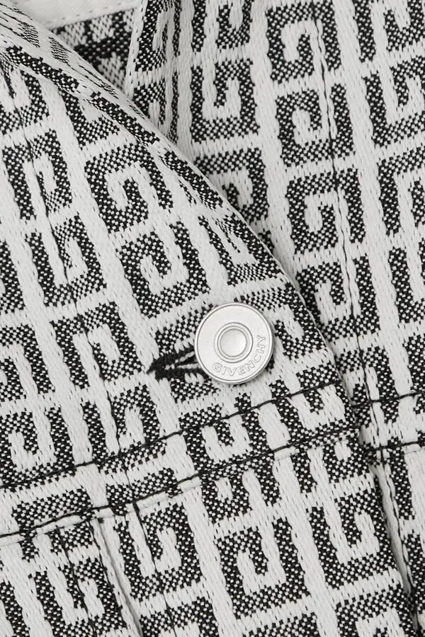 Givenchy Jacquard '4g' Monogram Trucker Jacket