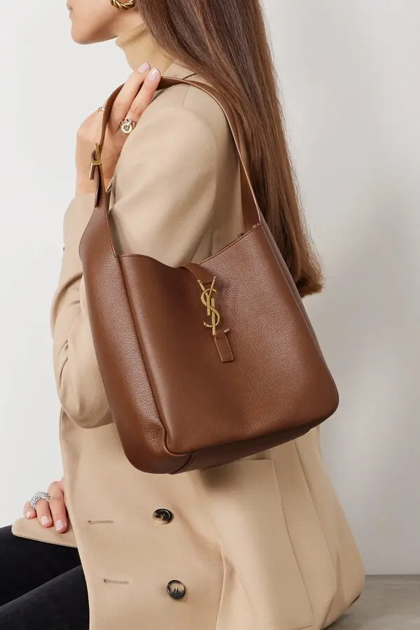 Saint Laurent Le 5 À 7 Supple Small Leather Shoulder Bag - Brown