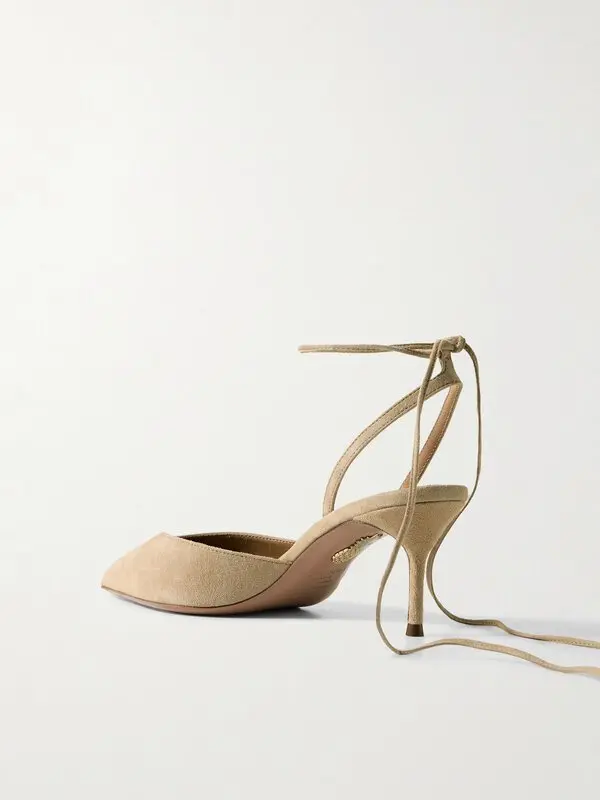 AQUAZZURA Beyond 65 Suede Pumps