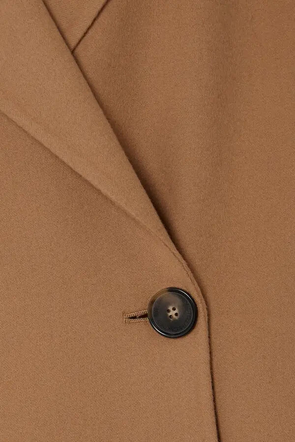 Stella McCartney Iconic Double-breasted Wool Coat - Brown