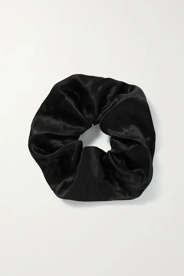 SOPHIE BUHAI Silk-satin Hair Tie - Black
