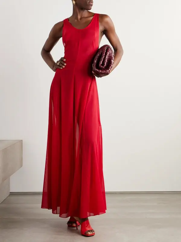 PETER DO Silk-blend Maxi Dress