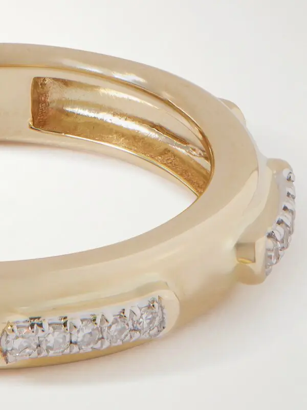 STONE AND STRAND 14-karat Diamond Band Ring