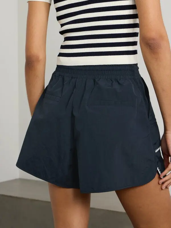 Sea Evelyn Embroidered Shell Shorts