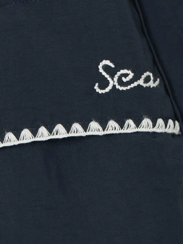 Sea Evelyn Embroidered Shell Shorts