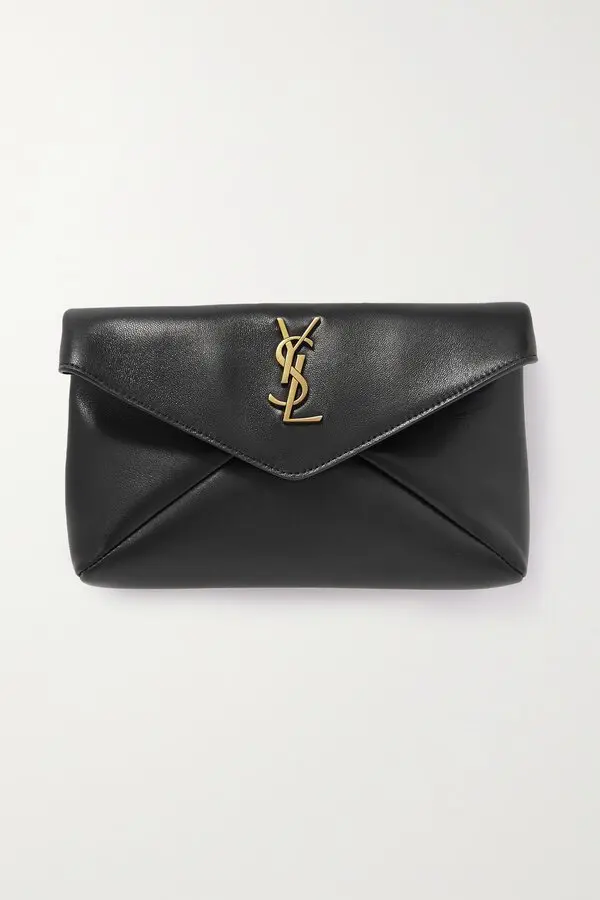 Saint Laurent Cassandre Small Clutch - Black