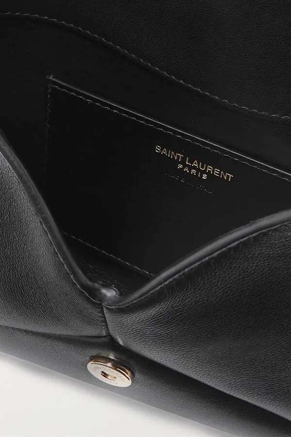Saint Laurent Cassandre Small Clutch - Black