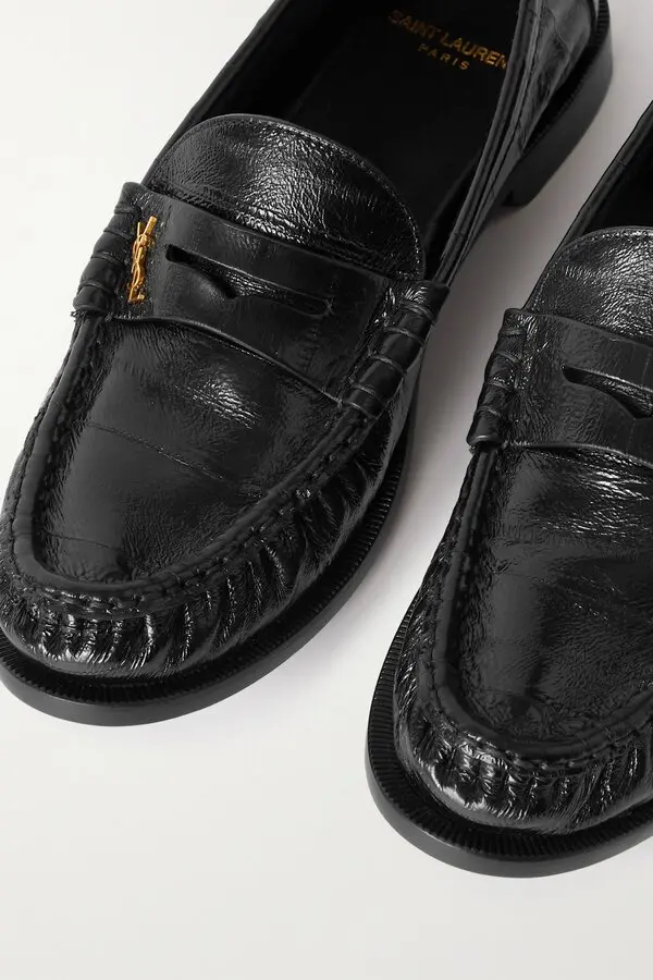 Saint Laurent Le Loafer Leather Loafers