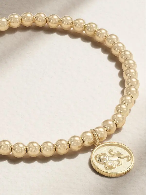 SYDNEY EVAN Leo 14-karat Diamond Bracelet