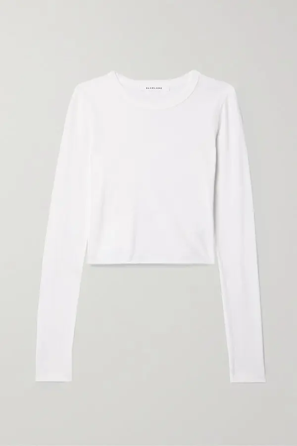 SLVRLAKE Cotton-jersey T-shirt