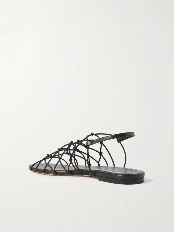 Staud Gio Knotted Elastic Sandals