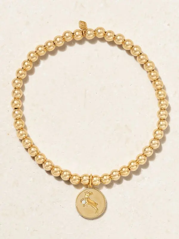 SYDNEY EVAN Capricorn Diamond Bracelet - Gold