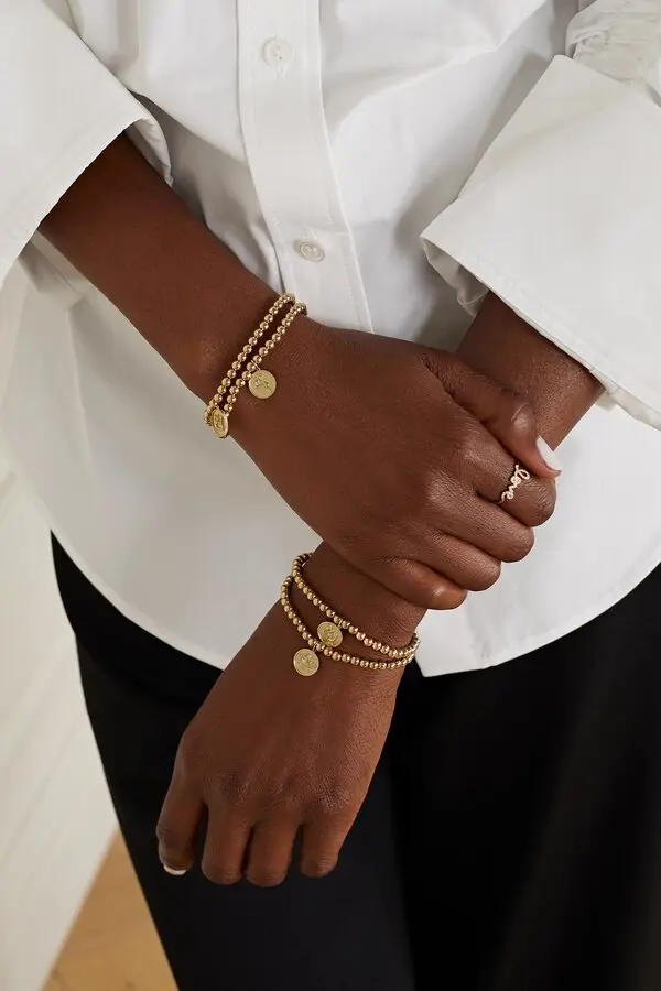 SYDNEY EVAN 14 Karat Diamond Capricorn Bracelet