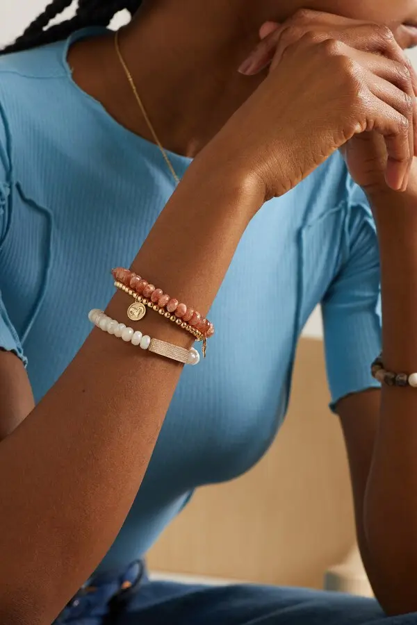 SYDNEY EVAN 14kt Diamond Zodiac Bracelet