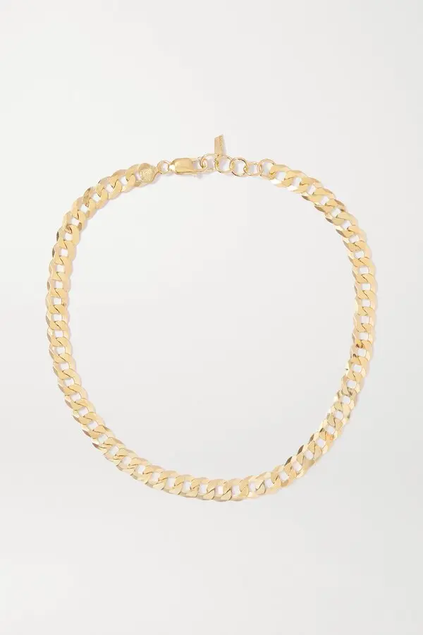 LOREN STEWART Net Sustain Vermeil Chain Necklace - Gold