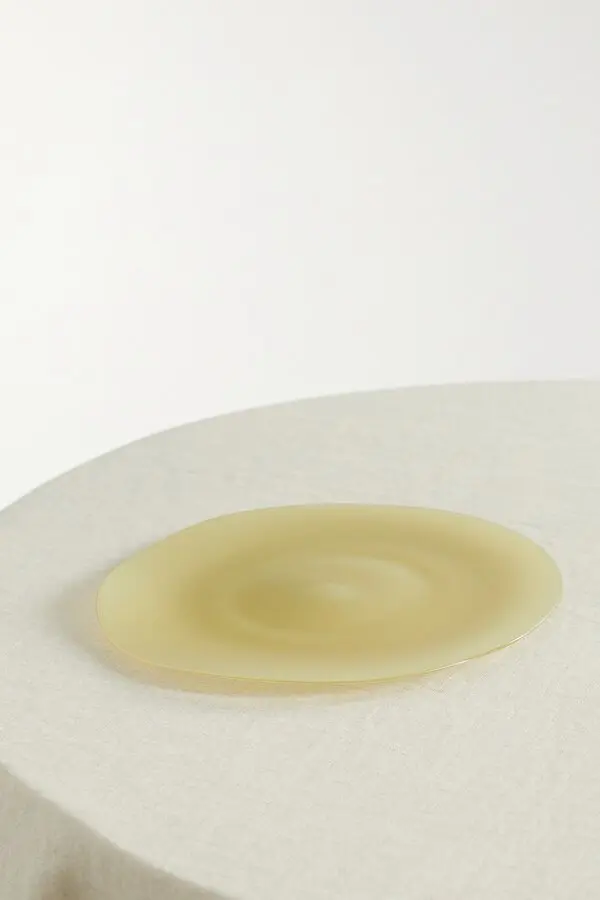 HELLE MARDAHL Bon Bon Glass Plate - Green