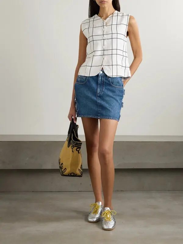 MARANT ETOILE Stessy Denim Mini Skirt
