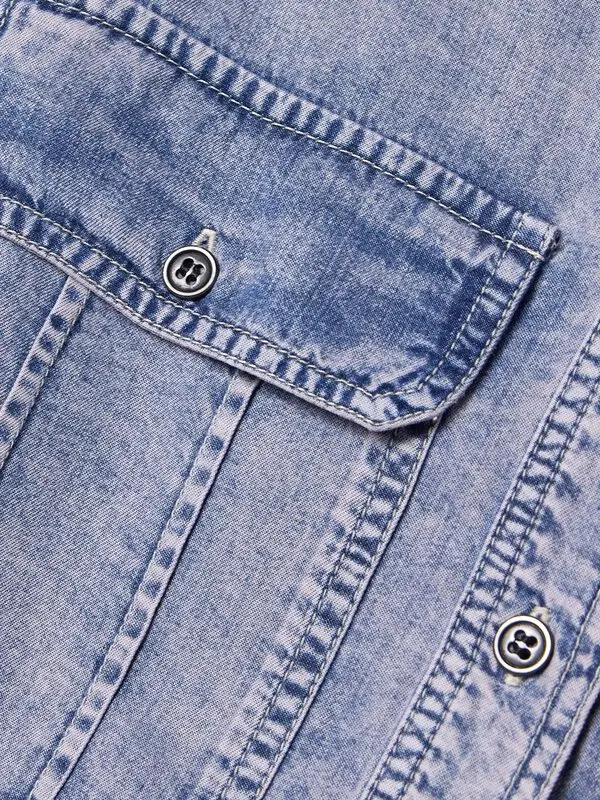 MARANT ETOILE Palvina Lyocell-chambray Mini Dress