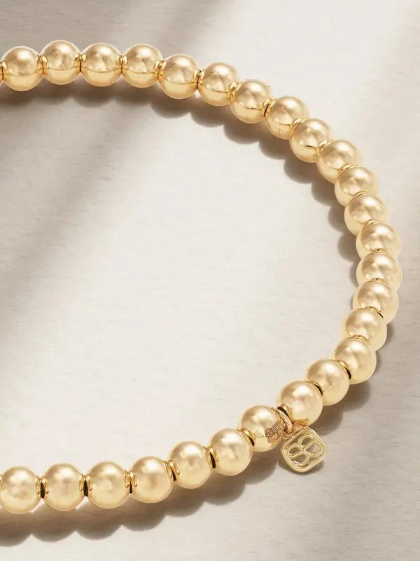 SYDNEY EVAN 14 Karat Diamond Taurus Charm Bracelet