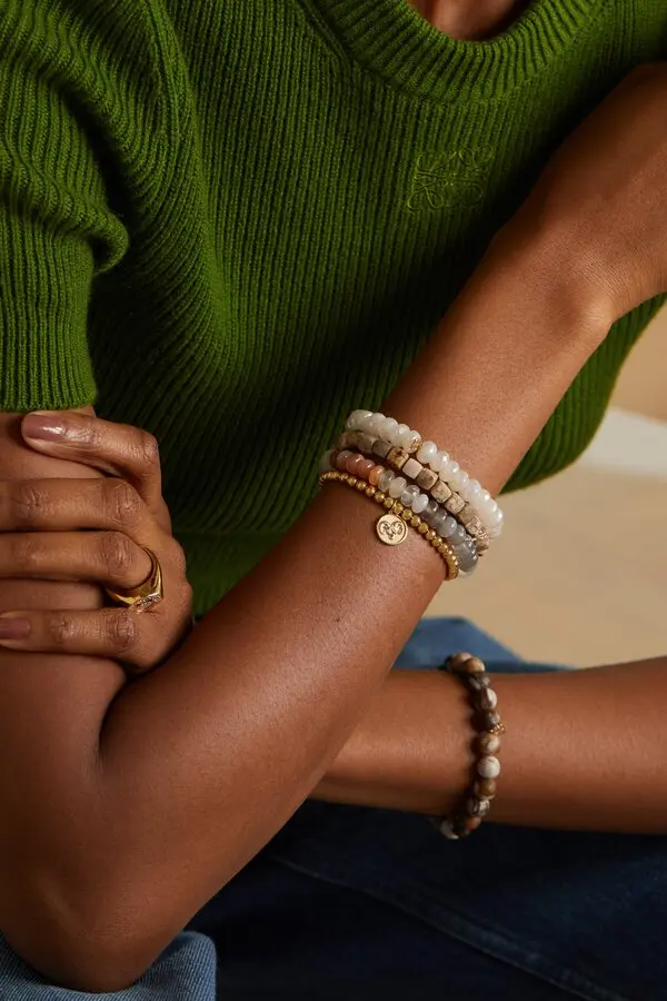 SYDNEY EVAN 14 Karat Diamond Taurus Charm Bracelet
