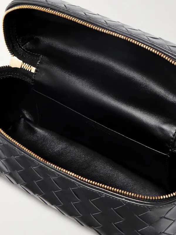 Bottega Veneta Bang Bang Intrecciato Leather Tote - Black