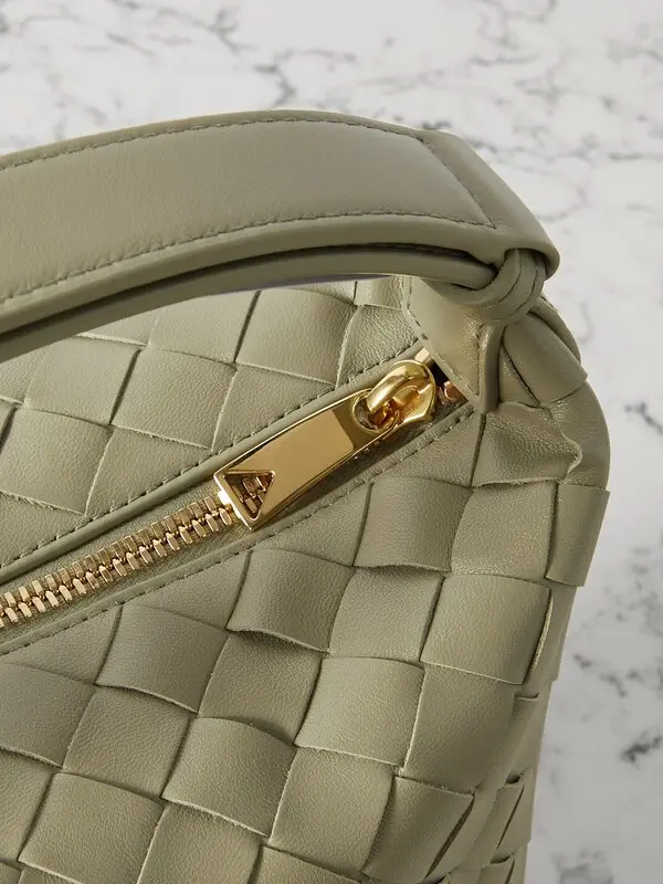 Bottega Veneta Wallace Mini Intrecciato Leather Shoulder Bag