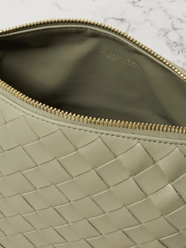 Bottega Veneta Wallace Mini Intrecciato Leather Shoulder Bag