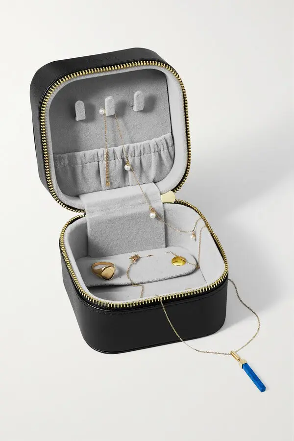 Mateo Vegan Leather Jewelry Case
