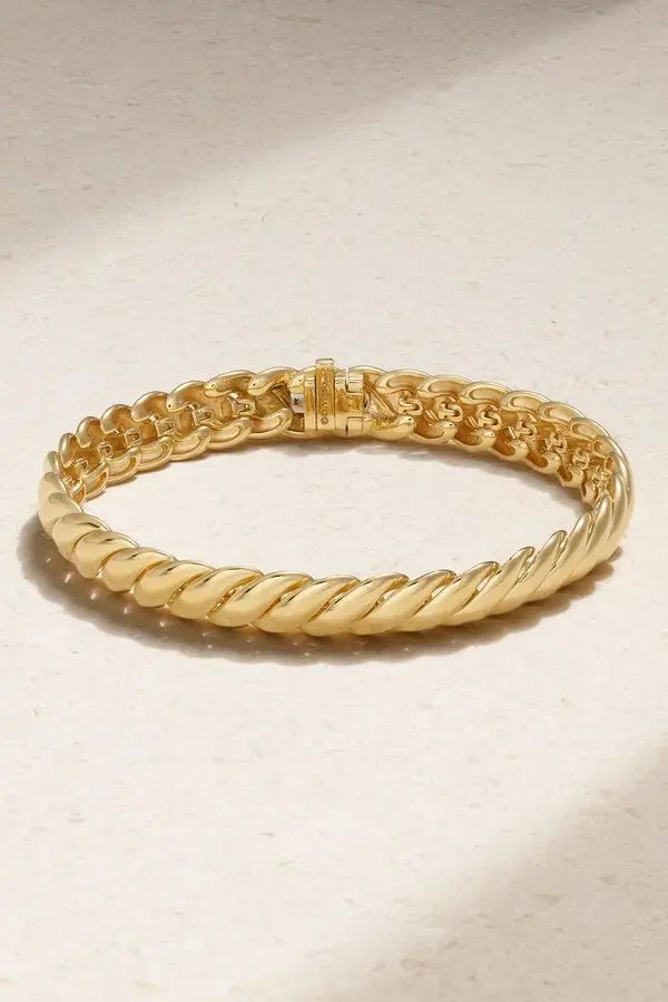 David Yurman Sculpted Cable 18-karat Bracelet - Gold