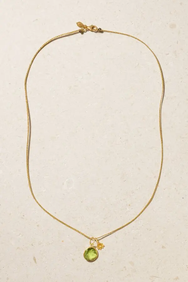 PIPPA SMALL 18-karat And Peridot Necklace