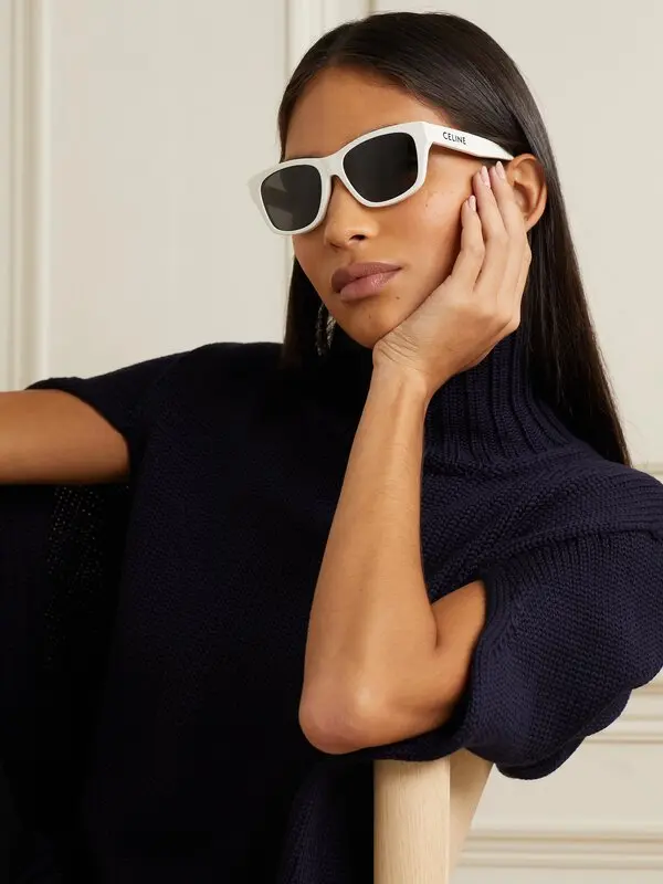 Celine Monochroms Square-frame Acetate Sunglasses