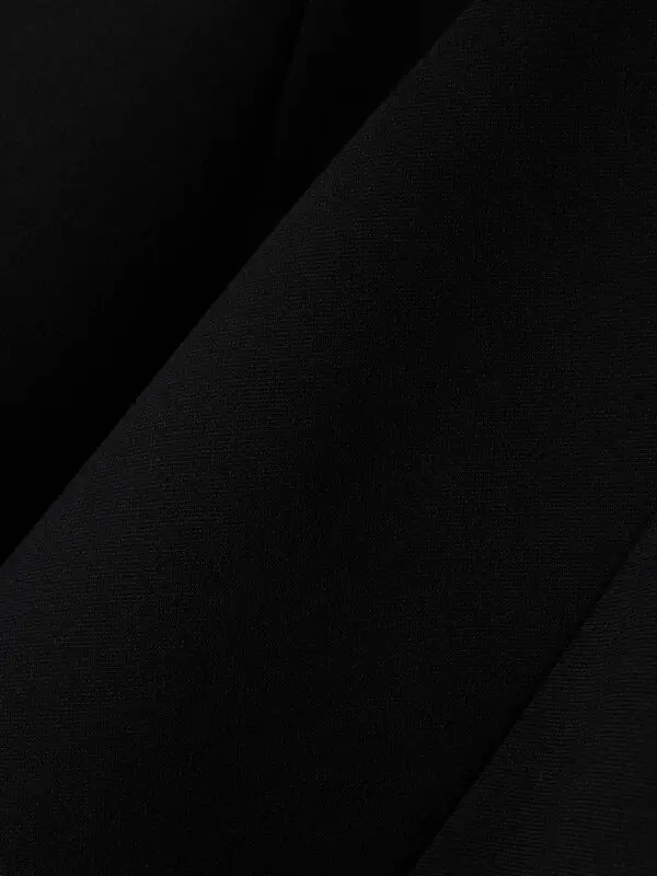 Carven Asymmetric Crepe Bustier Top