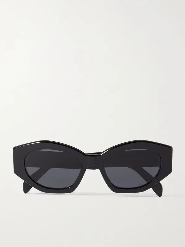 Celine Triomphe Cat-eye Sunglasses - Black