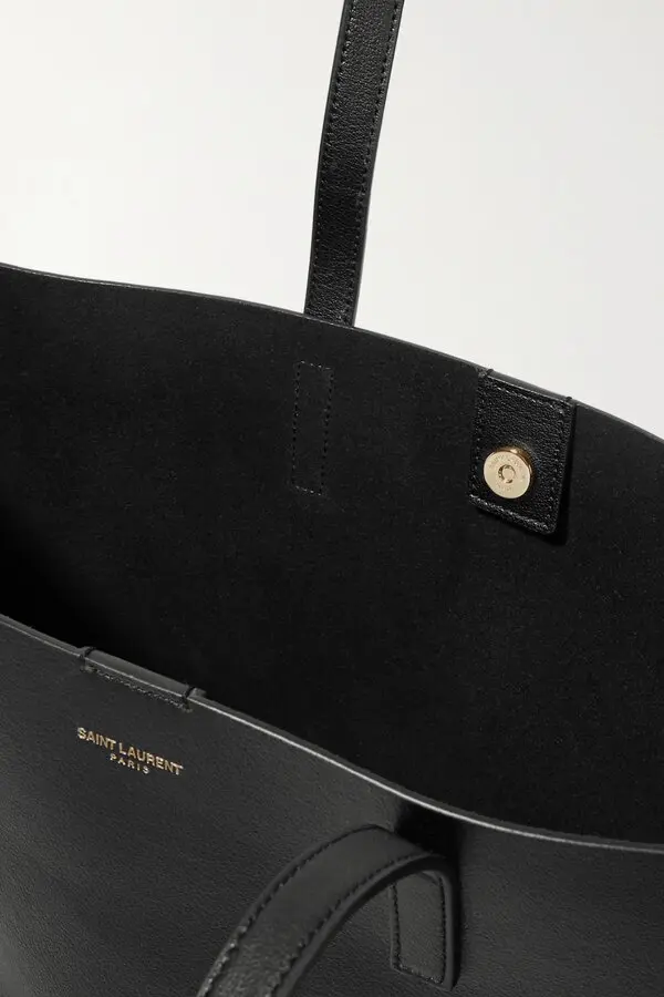 Saint Laurent East/west Leather Tote - Black