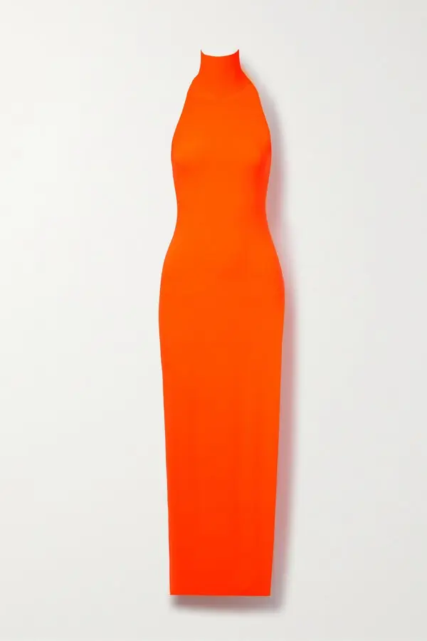 Norma Kamali Stretch-jersey Midi Dress