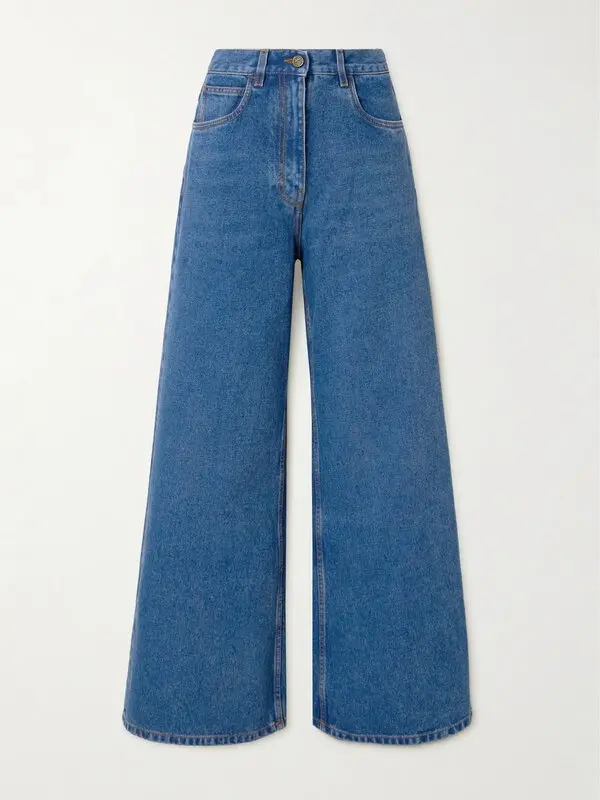 Etro High-rise Wide-leg Denim Jeans