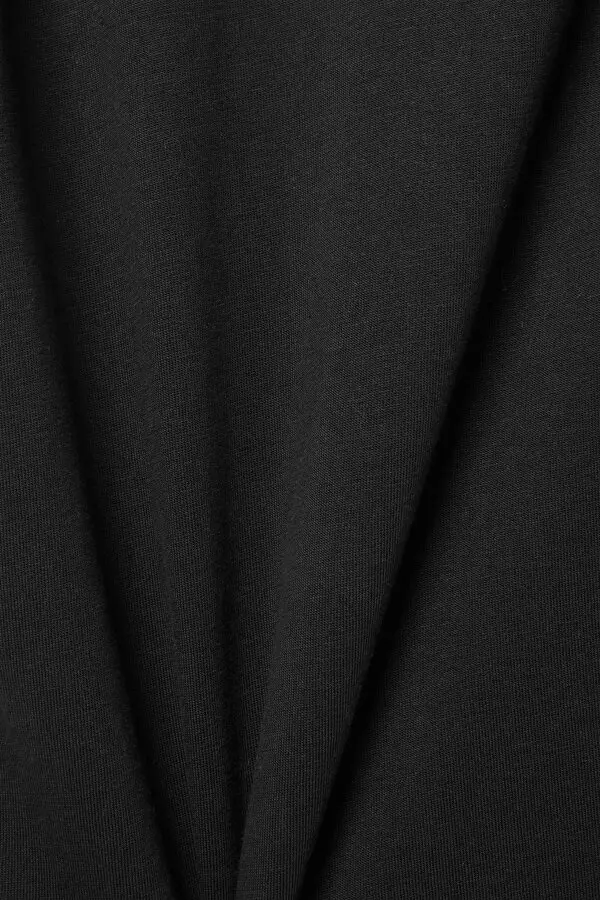 CDLP Net Sustain Tencel Lyocell And Cotton-blend T-shirt - Black