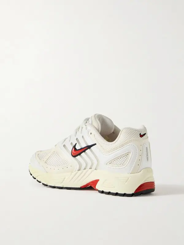 Nike Pegasus 2k5 Leather And Mesh Sneakers - White