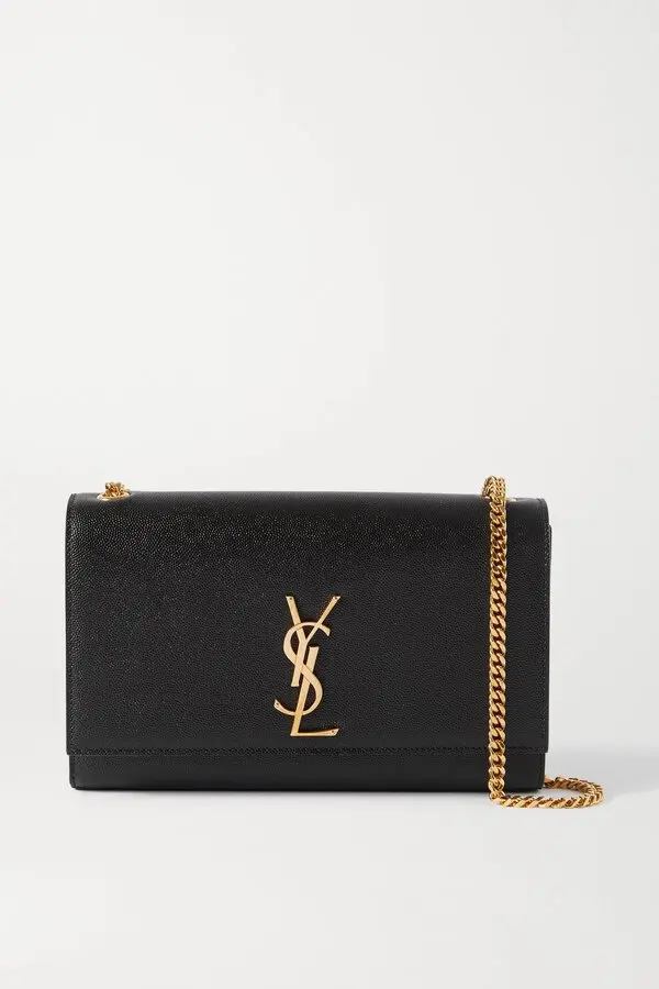 Saint Laurent Kate Embossed-leather Shoulder Bag