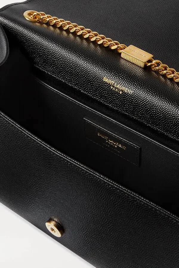 Saint Laurent Kate Embossed-leather Shoulder Bag
