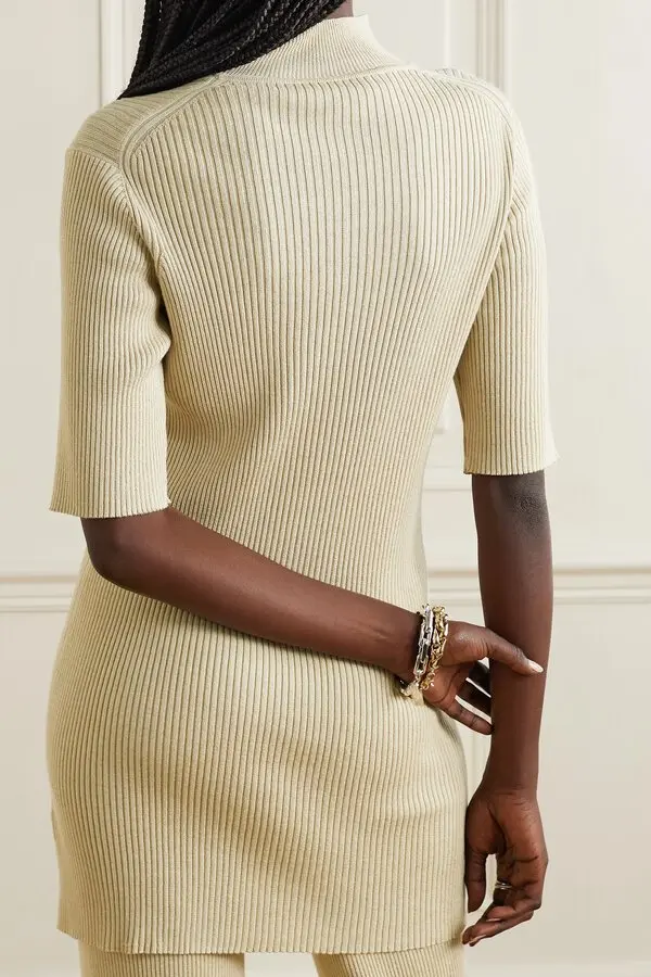 THE ROW Cassiopea Ribbed Top