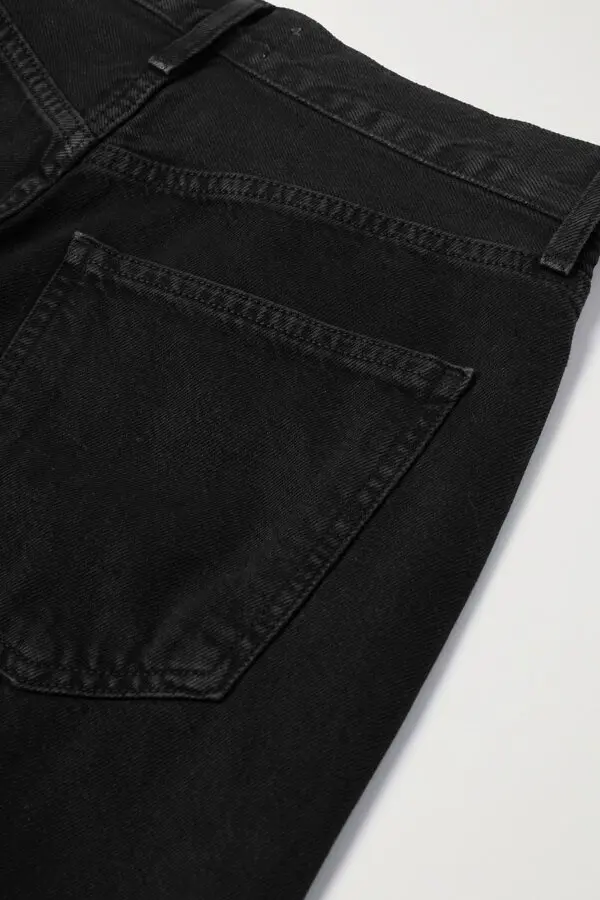 AGOLDE 90s Pinch Waist High-rise Straight-leg Recycled Jeans - Black