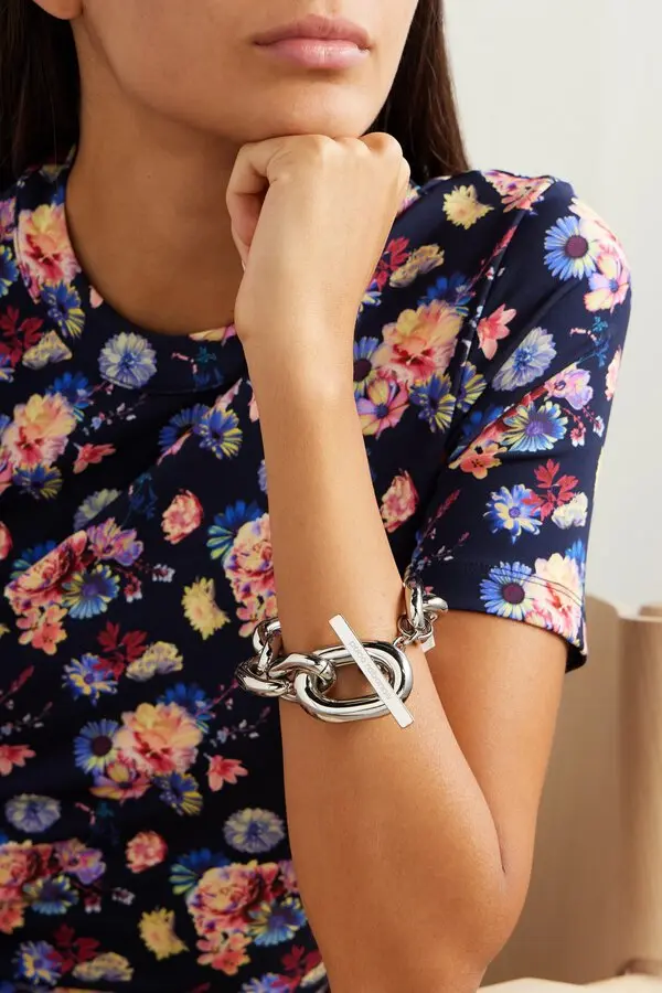 Rabanne Xl Link Bracelet - Silver