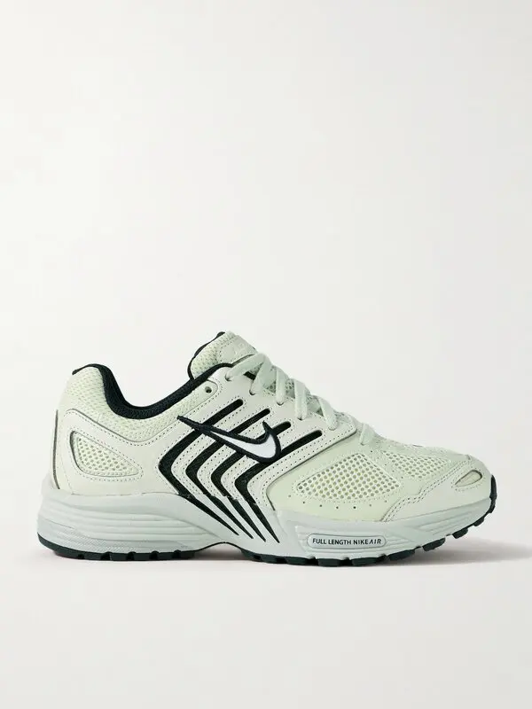 Nike Pegasus 2k5 Leather And Mesh Sneakers - Green