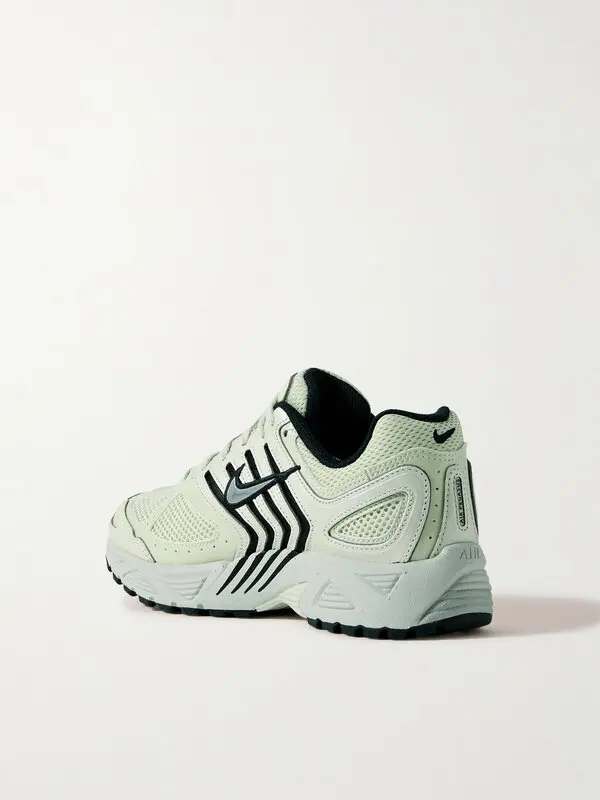 Nike Pegasus 2k5 Leather And Mesh Sneakers - Green